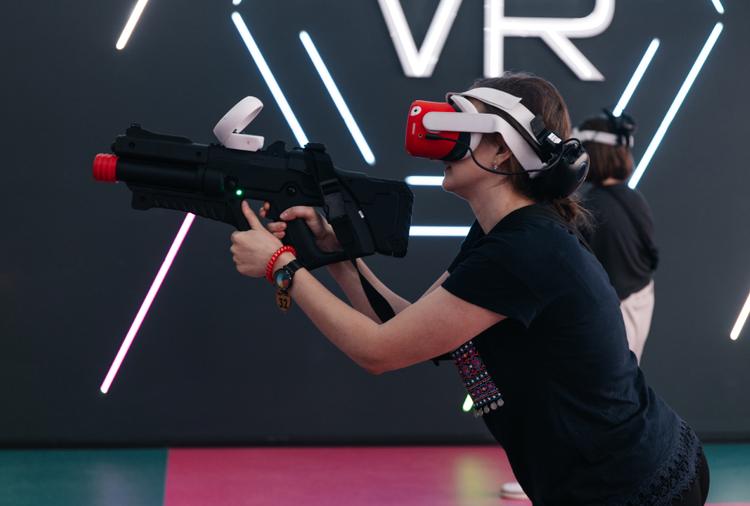 VR shooting games by VION. Virtual reality experience for business.