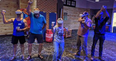 VION VR - free roam location based entertainment. Virtual Reality LBE.